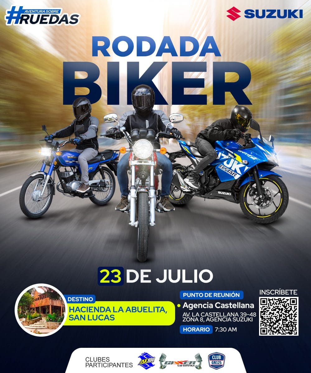 RODADA SUZUKI - Motos Suzuki Guatemala