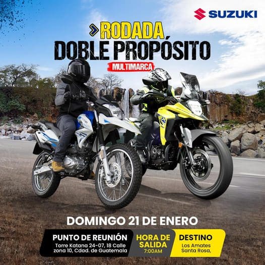 RODADA DOBLE PROPÓSITO - Motos Suzuki Guatemala