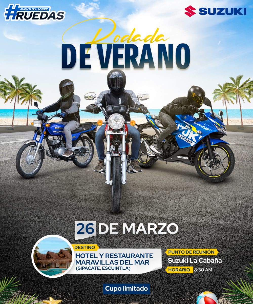 RODADA DE VERANO - Motos Suzuki Guatemala