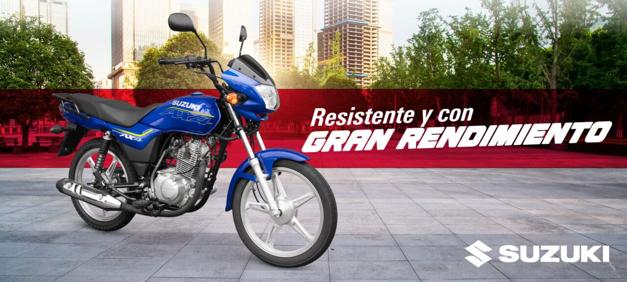 Suzuki AX4, un paso en firme - Motos Suzuki Guatemala