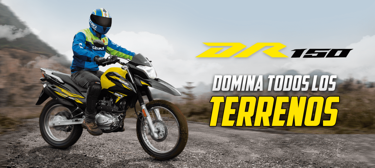Estabilidad y durabilidad con nuestra Suzuki DR150 - Motos Suzuki Guatemala