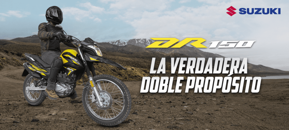 Conquista nuevos terrenos con una Suzuki DR150 - Motos Suzuki Guatemala