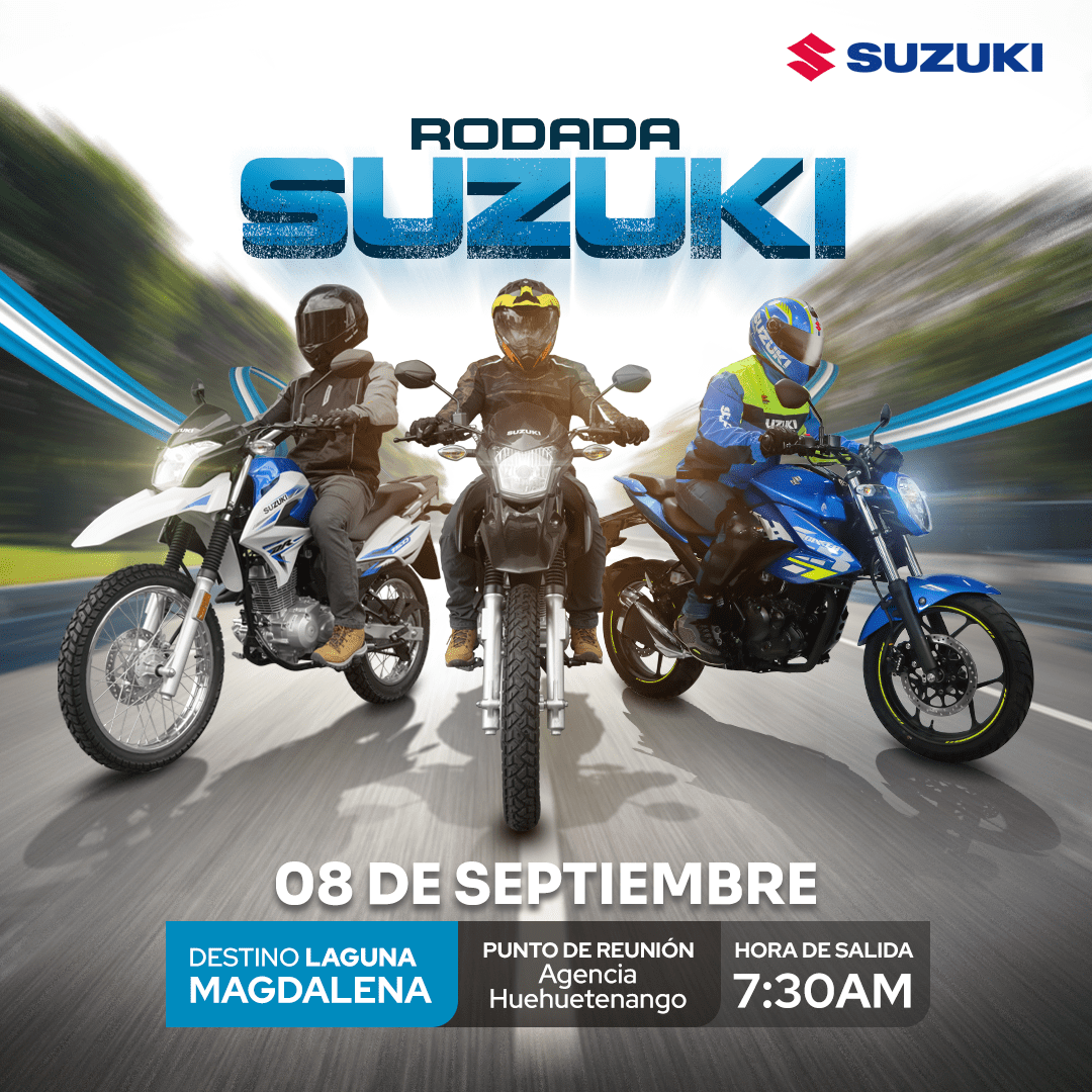 RODADA SUZUKI - Motos Suzuki Guatemala
